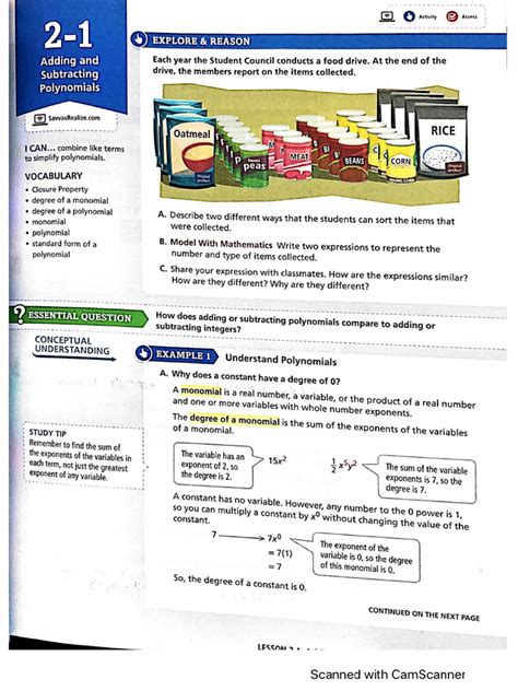 add and sub polynomials pdf