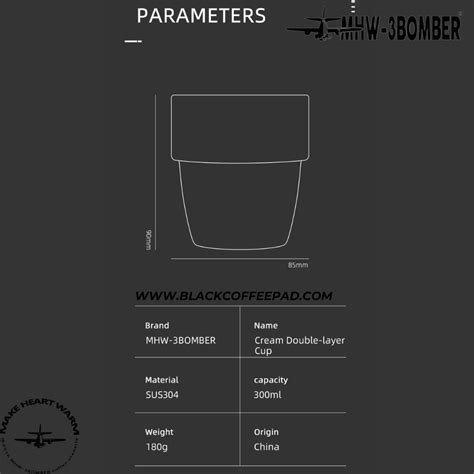 فنجان دوجداره فلزی بمبر گنجایش 03 لیتر Mhw 3bomber Double Layer Cup 300ml بمبر اصل