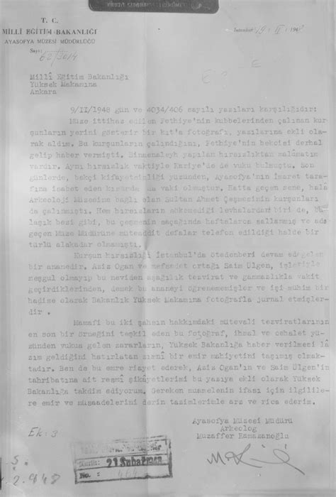 Salt Research Ayasofya Müzesi Müdürü Muzaffer Ramazanoğlunun Ali Saim