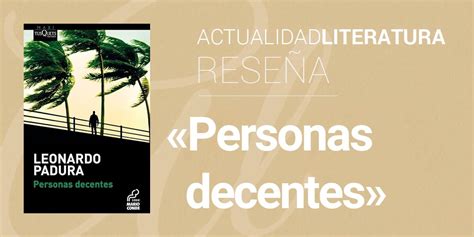 Personas Decentes Leonardo Padura