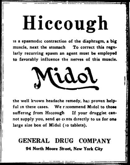 Midol Ads 1911 1961 At Mum