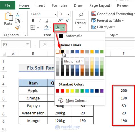 How To Correct A Spill Spill Error In Excel 7 Easy Fixes Exceldemy