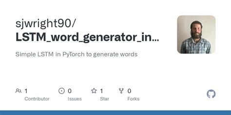 github sjwright90 lstm word generator in pytorch simple lstm in
