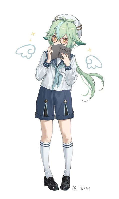 Sucrose Genshin Impact Drawn By Yukirilii Danbooru