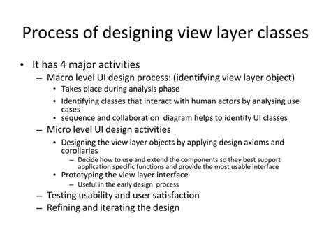 Analysis Design View Layer Interfacepdf