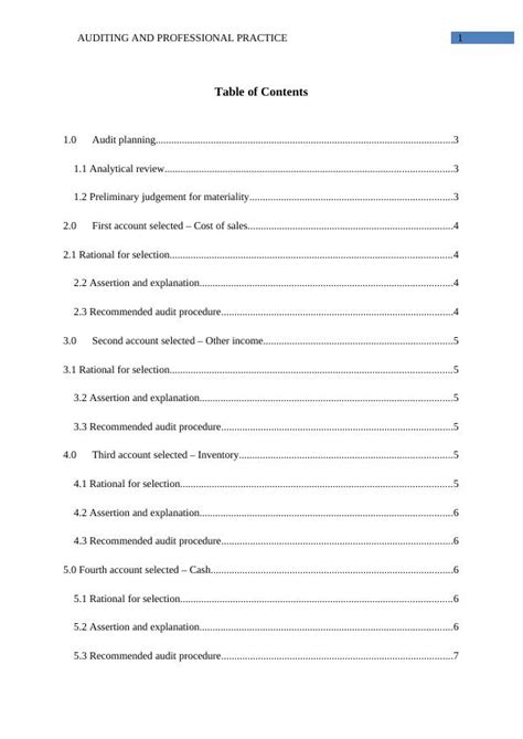 Auditing Account Analysis Assertions And Procedures