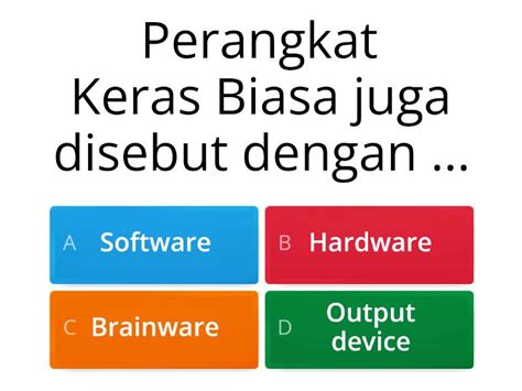 Latihan Soal Informatika Kelas 7 Quiz