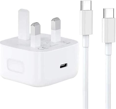 Spgka W Usbc Power Adapter Charger Plug With Meter Type C Charging Cable Compatible With