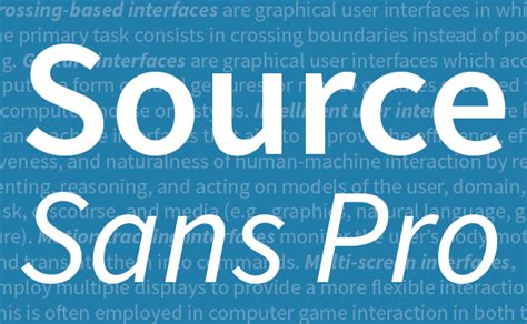 Adobe Releases Source Sans Pro A New Open Source Font Ars Technica