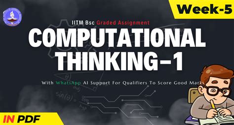 Ct Week 5 Graded Assignments Iit Madras