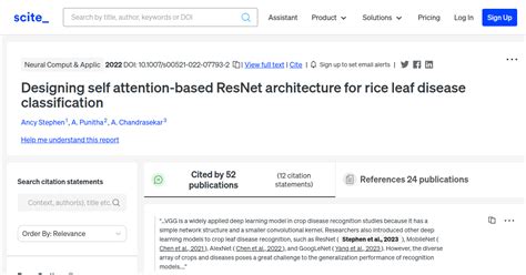 Designing Self Attention Based Resnet Architecture For Rice Leaf Designing Self Attention Based Resnet Architecture For Rice Leaf