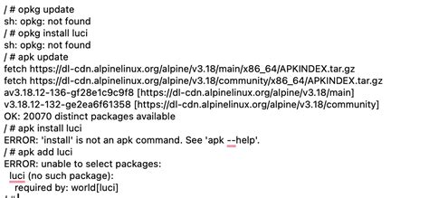 Openwrt Docker Image With Luci Installing And Using Openwrt Openwrt