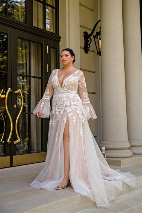Plus Size Boho Wedding Dress 60 Photos