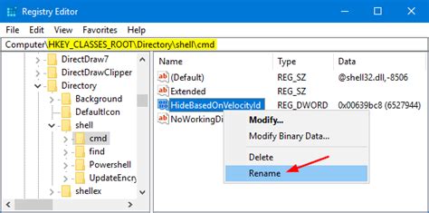 Fix Missing “open Command Window Here” In Windows 10 Creators Update Password Recovery