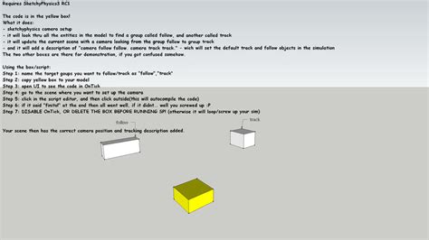 Camera Setup Script D Warehouse