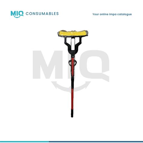 174296 Sponge Mop With Spring Handle Miq Consumables