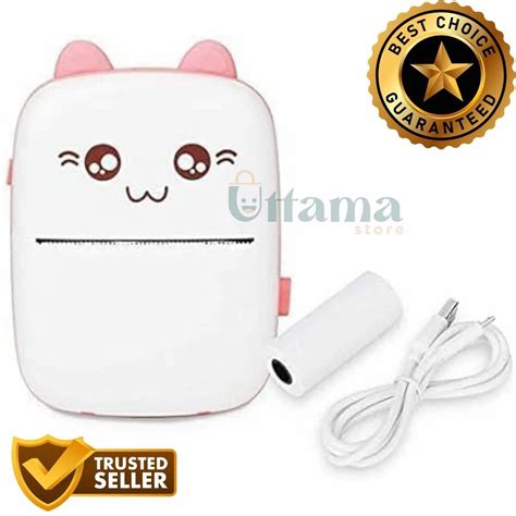 Mini Bluetooth Thermal Printer Portable Label Printer Inkfree Max Print Width 2 Inch At