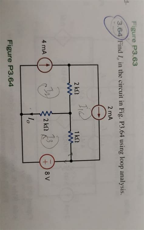 Solved Figure P3 63 D 3 64 Find I In The Circuit In Fig Chegg