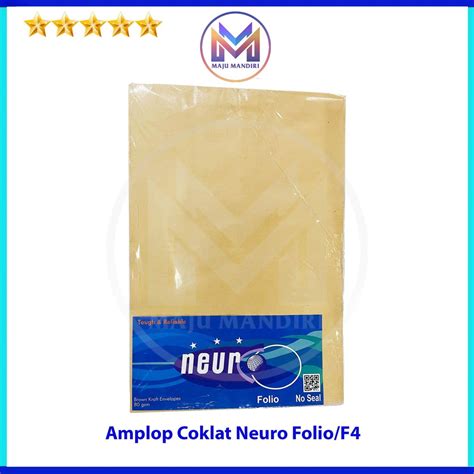 Jual Amplop Coklat Neuro Folio Polos Tanpa Lem Berkas Dokumen F4 Shopee Indonesia