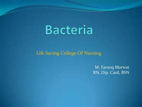 Introduction To Bacteria Structure And Function Ppt