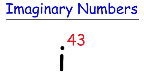 How Do Imaginary Numbers Work
