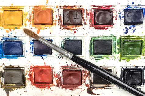 브러시 색 팔레트 Pixabay의 무료 사진