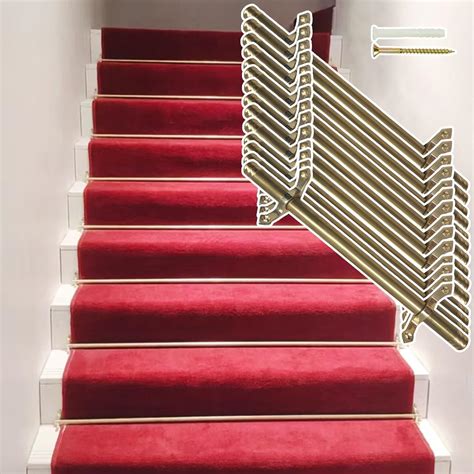 Innovz Gold Brass Stair Rods For Runners 22 26 28 30 32 34