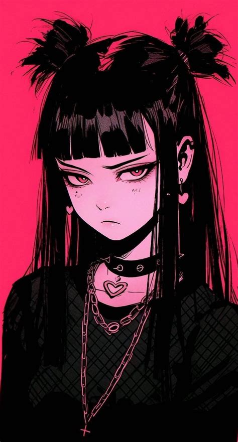 Manhwa Girl 9 Digital Art Anime Anime Goth Anime Character Design