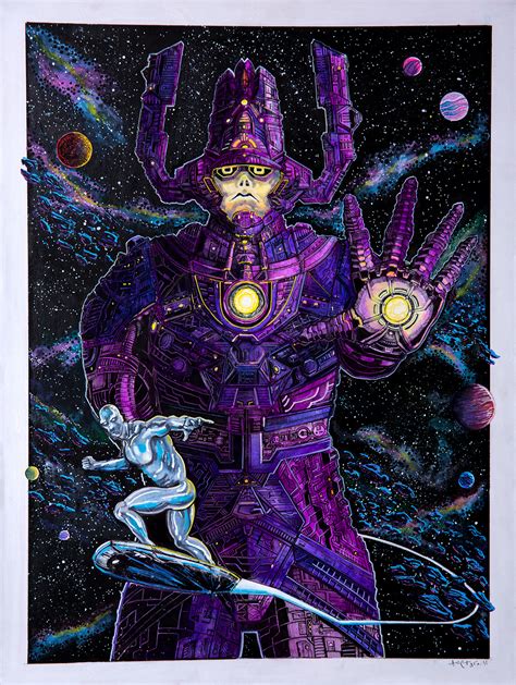 Galactus And Silver Surfer On Behance