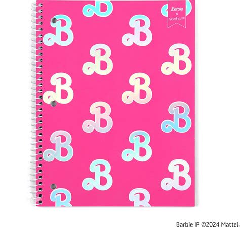 Yoobi Barbie X College Ruled Spiral Notebook Set YouLoveIt Com