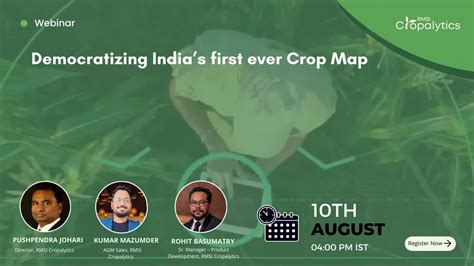 [video] Rmsi Cropalytics On Linkedin Webinar Session Democratizing Indias First Ever Crop Map
