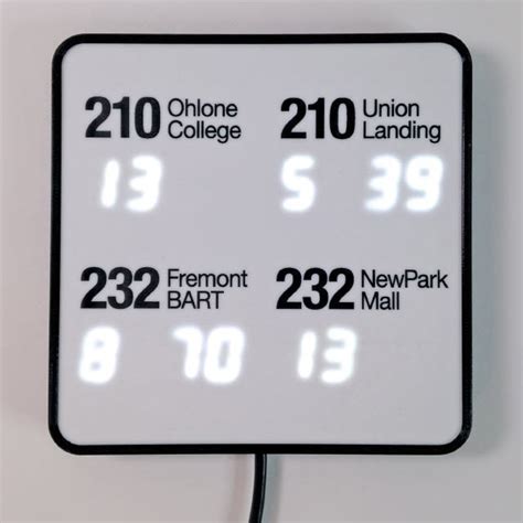 overview personalized nextbus esp8266 transit clock adafruit learning system