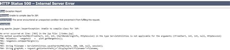 Java Status 500 Internal Server Error About Servletutilities