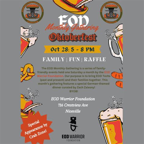 Eodwf Eodmonthlygathering Oktoberfest Niceville Eod Eod Warrior Foundation