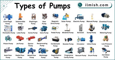 Types Of Pumps Names With Their Pictures Ilmish