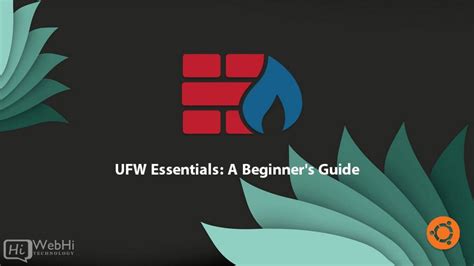 Firewall UFW A Beginner S Guide Tutorial Documentation