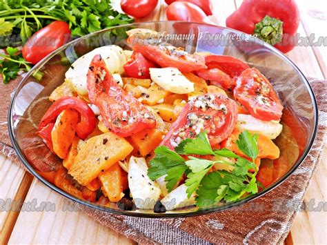 Овощное рагу с тыквой в духовке 9 фото в рецепте