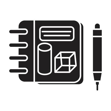 Notebook Icon On White Background 49328581 Vector Art At Vecteezy