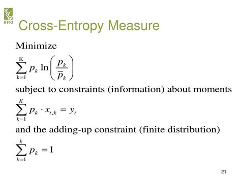 Ppt National Accounts And Sam Estimation Using Cross Entropy Methods Powerpoint Presentation