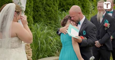Watch Young Girl Ask Her Stepdad To Adopt Her During Moms Vows