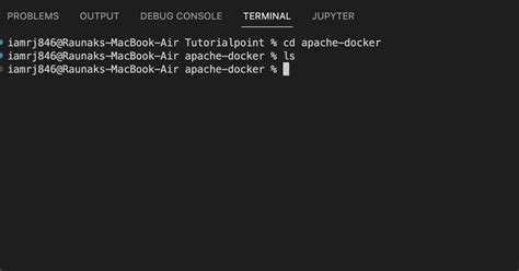 setting up apache with docker