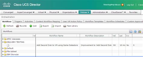 Ucsd Add Disk To Vm Using Same Datastore Cisco Community