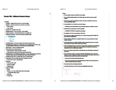 Comm 190 Midterm Review Notes 201022 146 Comm 190 Midterm