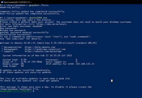 Install Wsl 2 On Windows 10 Using Powershell Command Line Craftsman