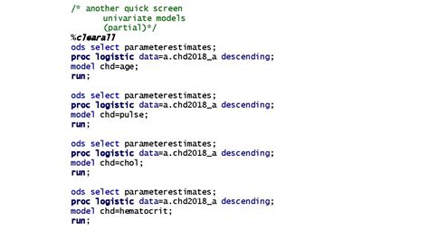 Model Development Variable Screening Variable Screening Aka Dimension