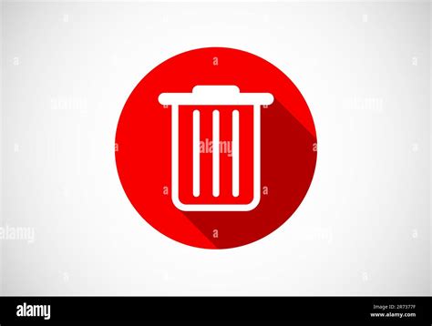 Delete Button Trash Can Bin Symbol Delete Web Icon Vector