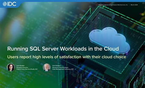 Running SQL Server Workloads In The Cloud