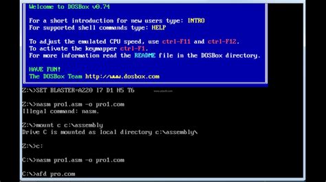 Assembly Mov And Add Instruction Youtube