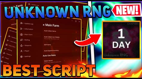 Unknown RNG Script GUI Hack Auto Roll Auto Farm Get All Items And More PASTEBIN 2024
