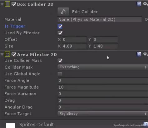 Unity学习笔记：2d游戏精灵碰撞互动效果unity 精灵 碰撞 Csdn博客